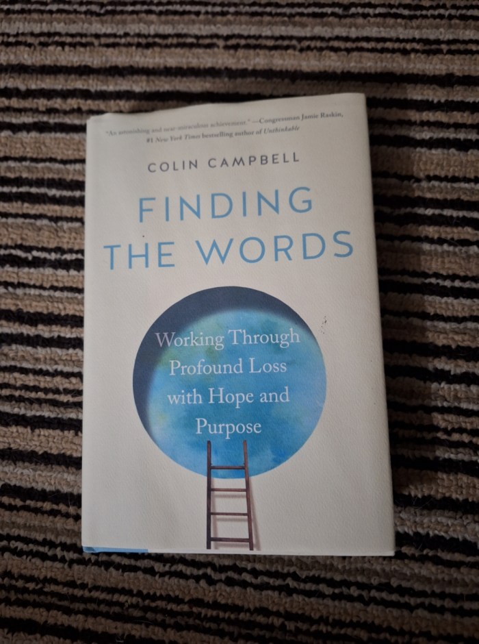Book review: ‘Finding the Words’ by Colin Campbell – SA Examiner