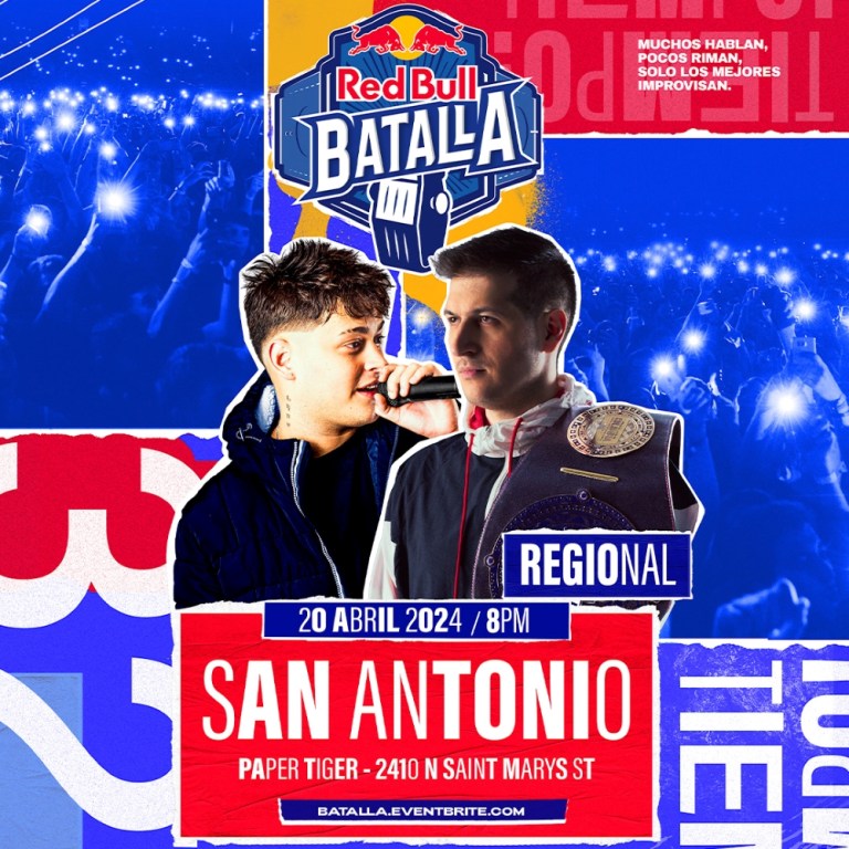 Red Bull Batalla: worldwide rap battle tournament at Paper Tiger – SA ...